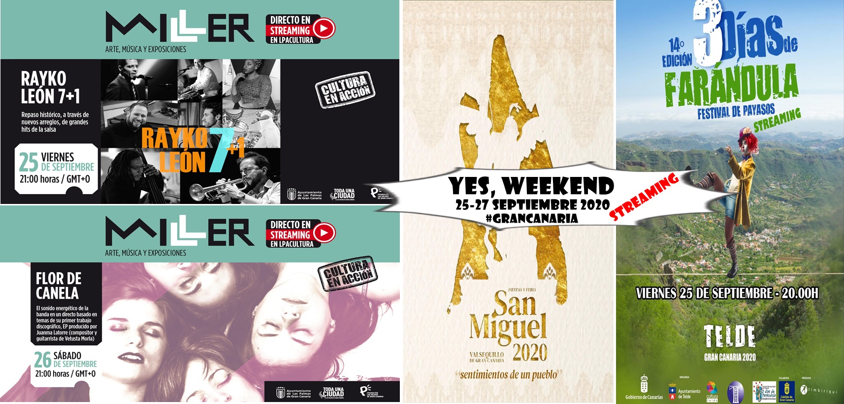 YES, WEEKEND, 25-27 Septiembre 2020, Eventos en Gran Canaria