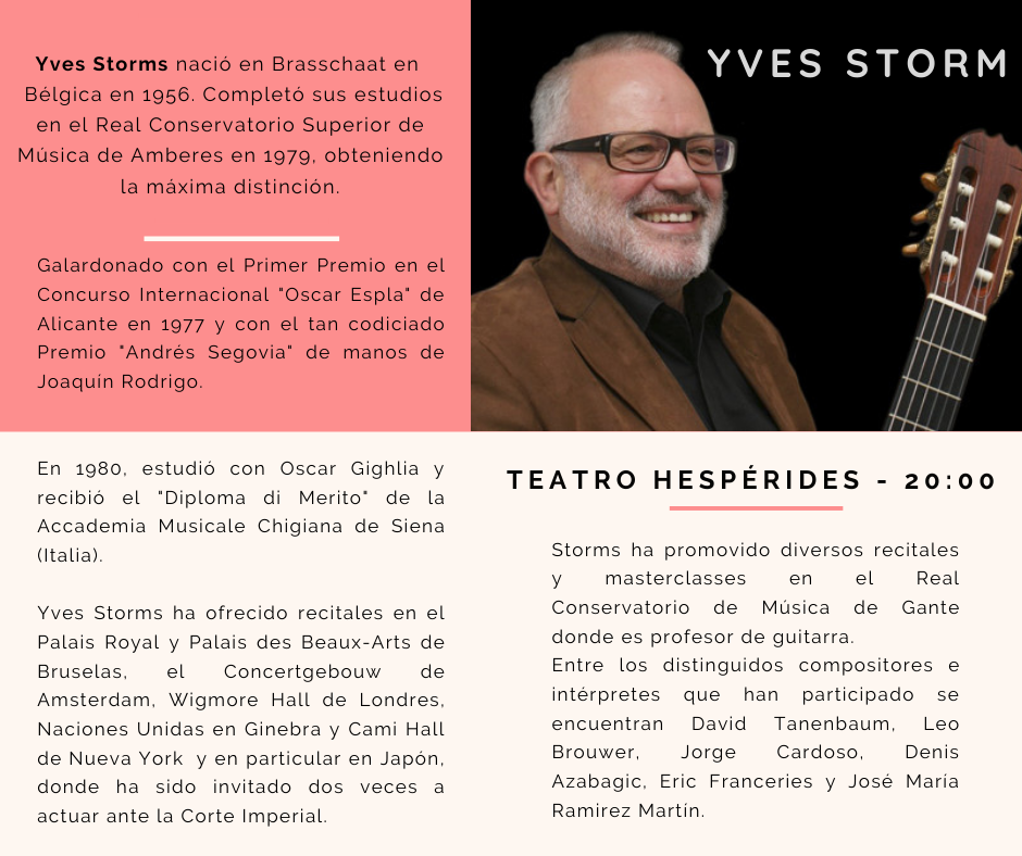 Con el guitarrista belga Yves Storm arranca, este sábado, el XXVI ...